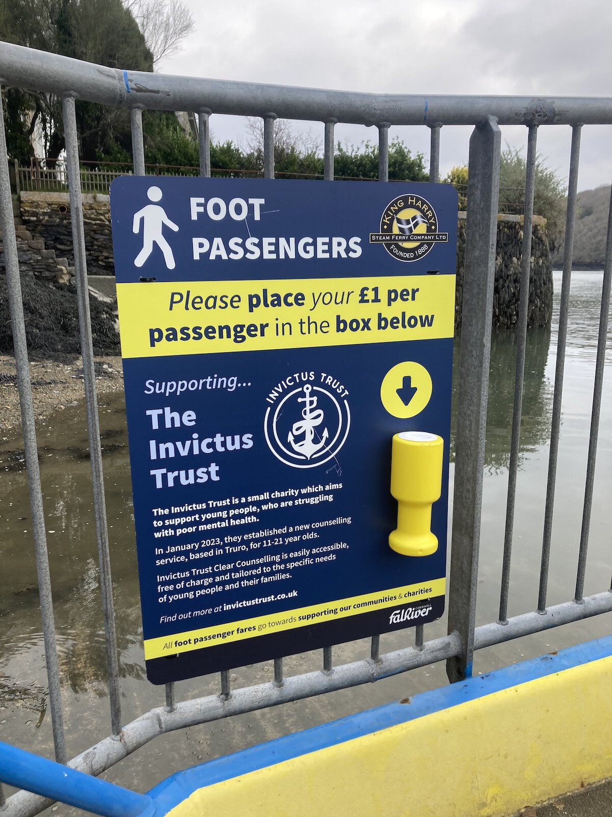 King Harry Ferry Selects the Invictus Trust as their Charity of the Year